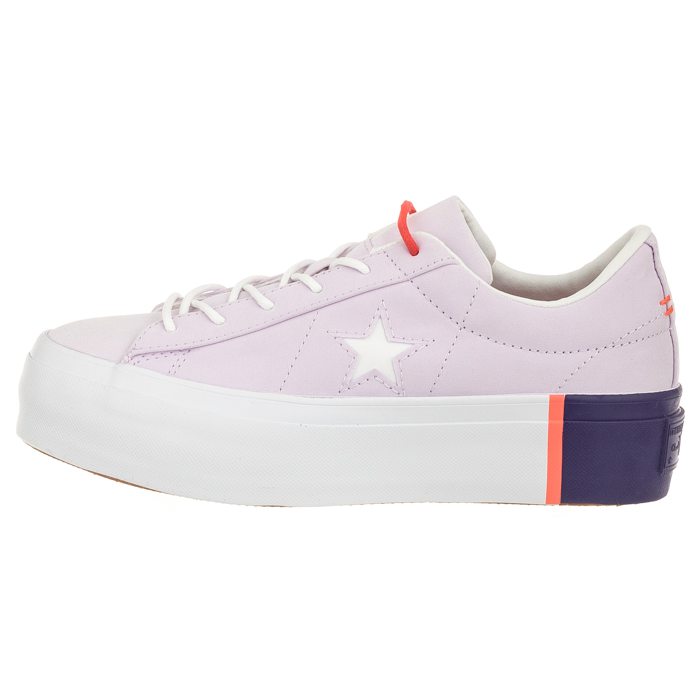 Platformy Converse One Star Platform OX 559902C Barely Grape/Rush Coral ...