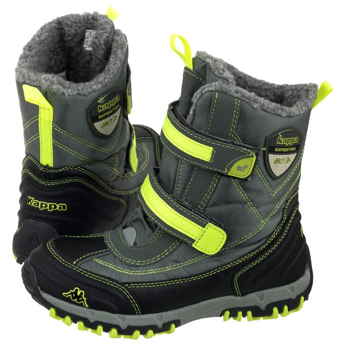 Trzewiki Kappa Bento Tex K 260639K/1633 Grey/Lime w ButSklep.pl