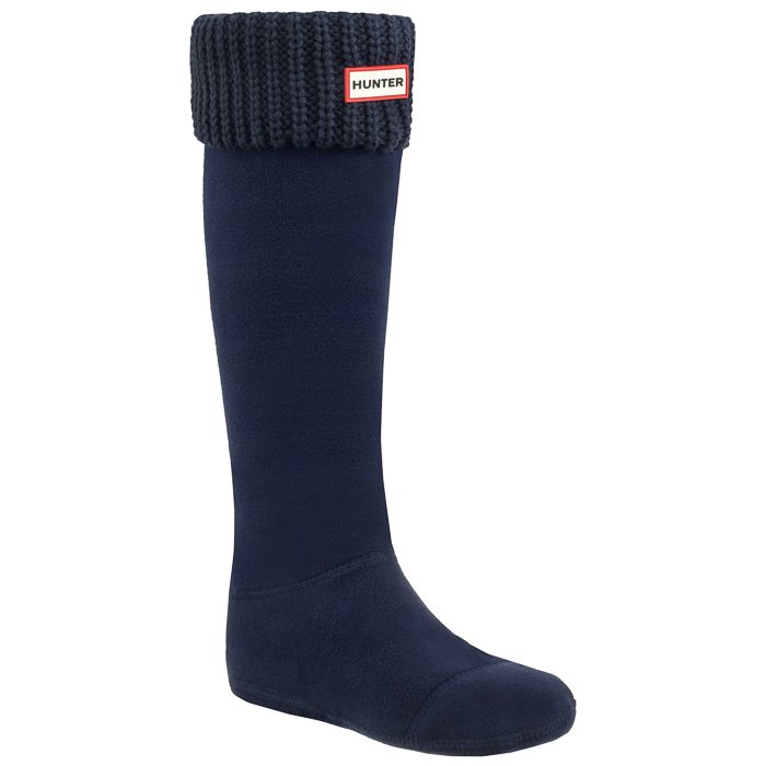 Ocieplacze do kaloszy Hunter Half Cardigan Boot Sock Navy UAS3004AAC w ...