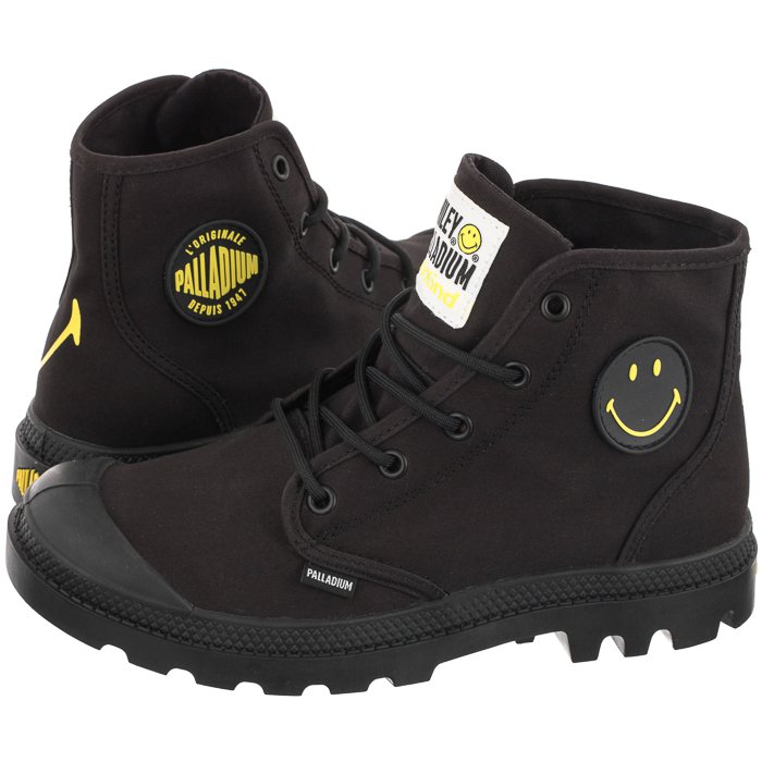 Trampki Palladium Pampa Hi Smiley Be Kind Black 77079-008-M w ButSklep.pl