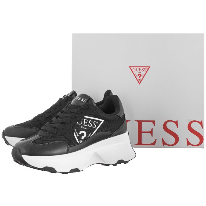 Sneakersy Guess Calebb Black FL7CBB ELE10 w ButSklep.pl