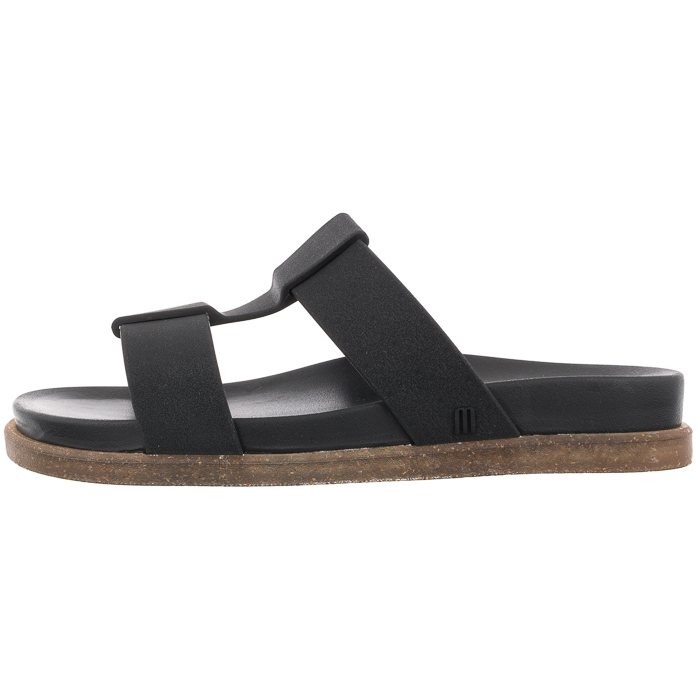 Klapki Melissa Way Slide AD 33535/AA777 Black/Clear Rice Husk w ButSklep.pl