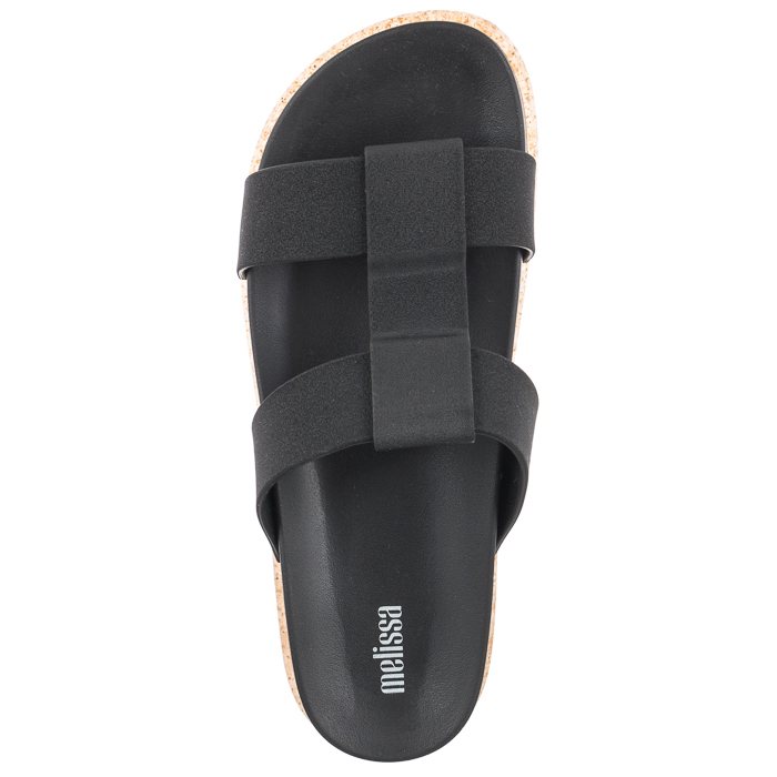 Klapki Melissa Way Slide AD 33535/AA777 Black/Clear Rice Husk w ButSklep.pl