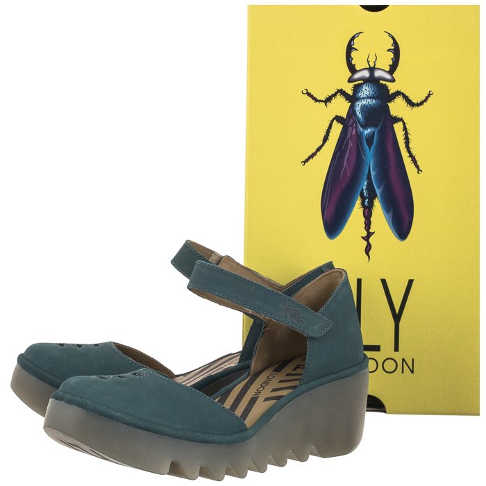 Sandały FLY London Biso Cupido Teal P501305003 w ButSklep.pl