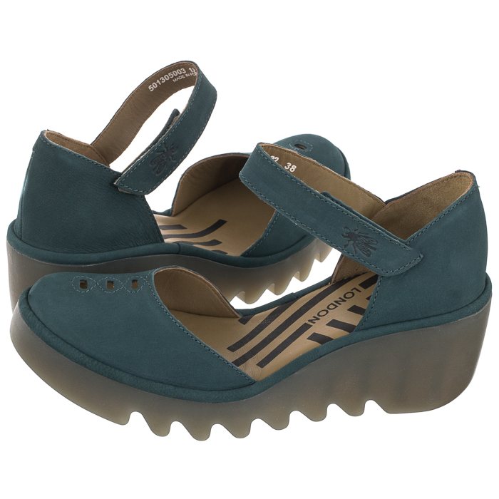 Sandały FLY London Biso Cupido Teal P501305003 w ButSklep.pl