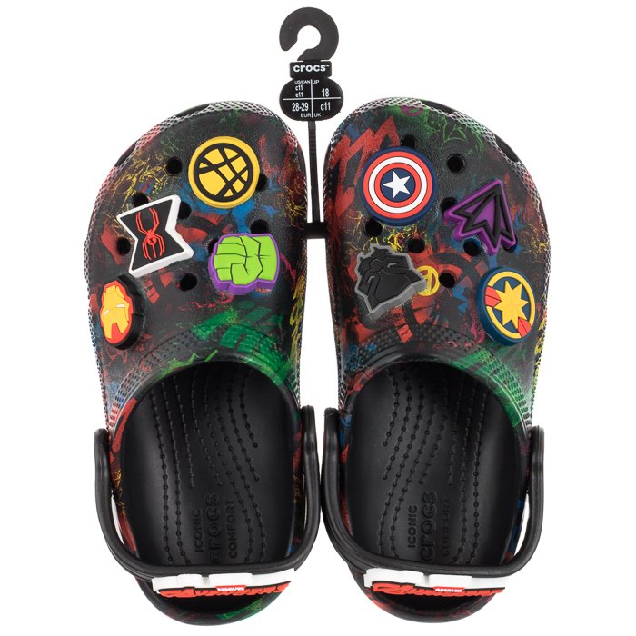 Klapki Crocs Classic Marvel Avengers Clog K Black 207721-001 w ButSklep.pl