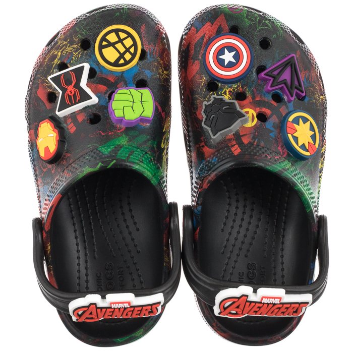 Klapki Crocs Classic Marvel Avengers Clog K Black 207721-001 w ButSklep.pl