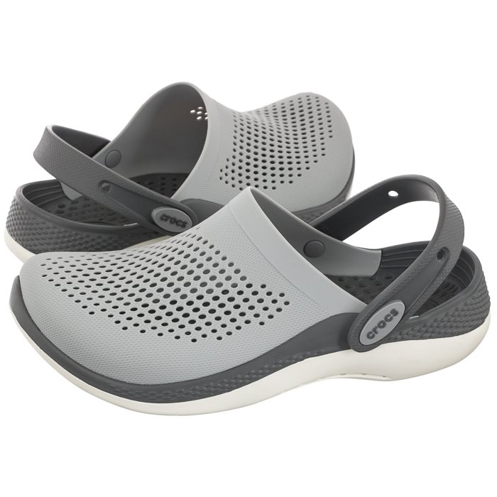 Klapki Crocs Literide 360 Clog K Light Grey/Slate Grey 207021-0DT w ...