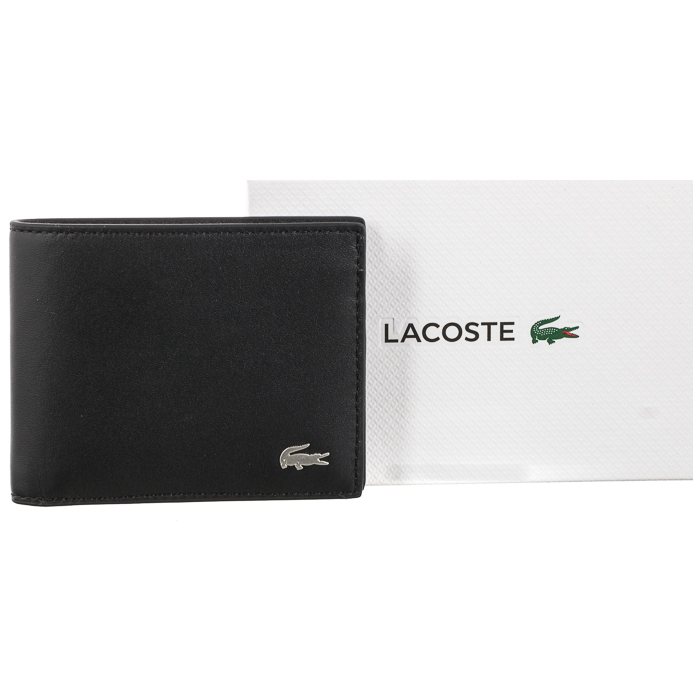 Portfel Lacoste S Slim Billfold & Id Slot Black NH1407FG 000 w ButSklep.pl