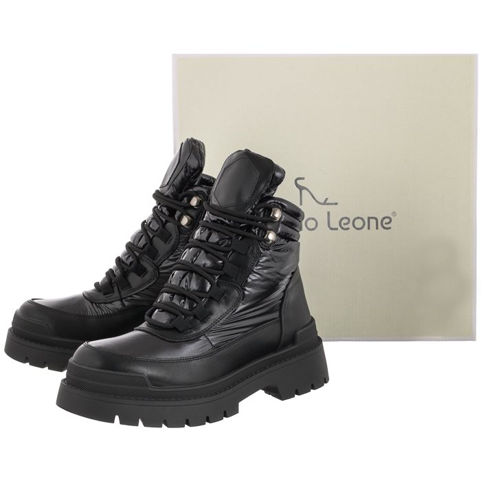 Botki Sergio Leone Czarne SN 110 w ButSklep.pl