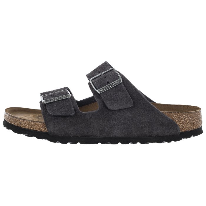 Klapki Birkenstock Arizona Bs Velvet Grey 0552323 w ButSklep.pl