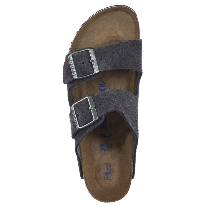 Klapki Birkenstock Arizona Bs Velvet Grey 0552323 w ButSklep.pl