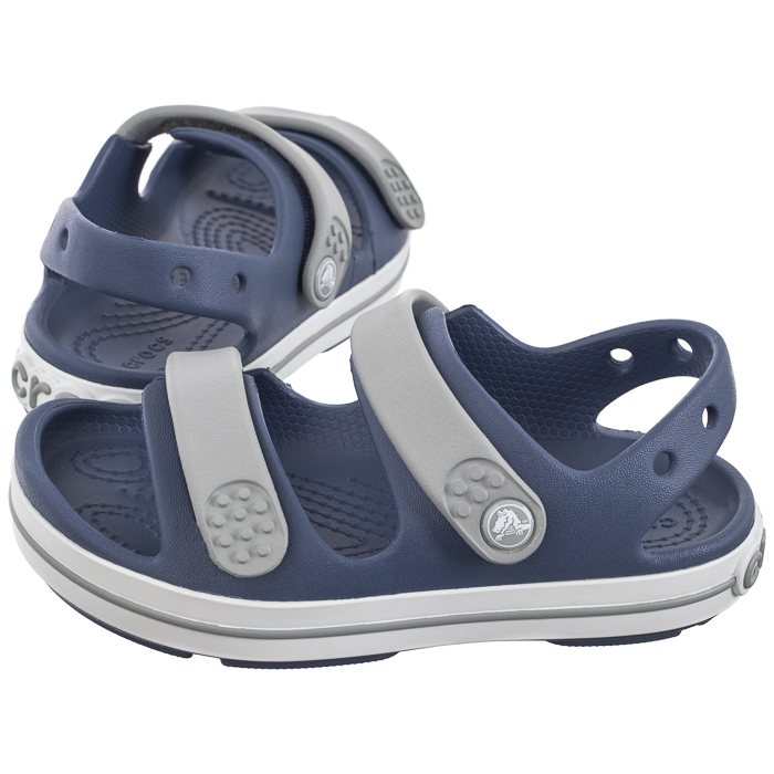 Sandałki Crocs Crocband Cruiser Sandal Bijou Blue/Light Grey 209424-45O ...