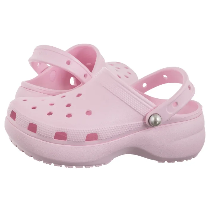 Klapki Crocs Classic Platform Pearl Clog Pink Milk 211231-6ZW w ButSklep.pl